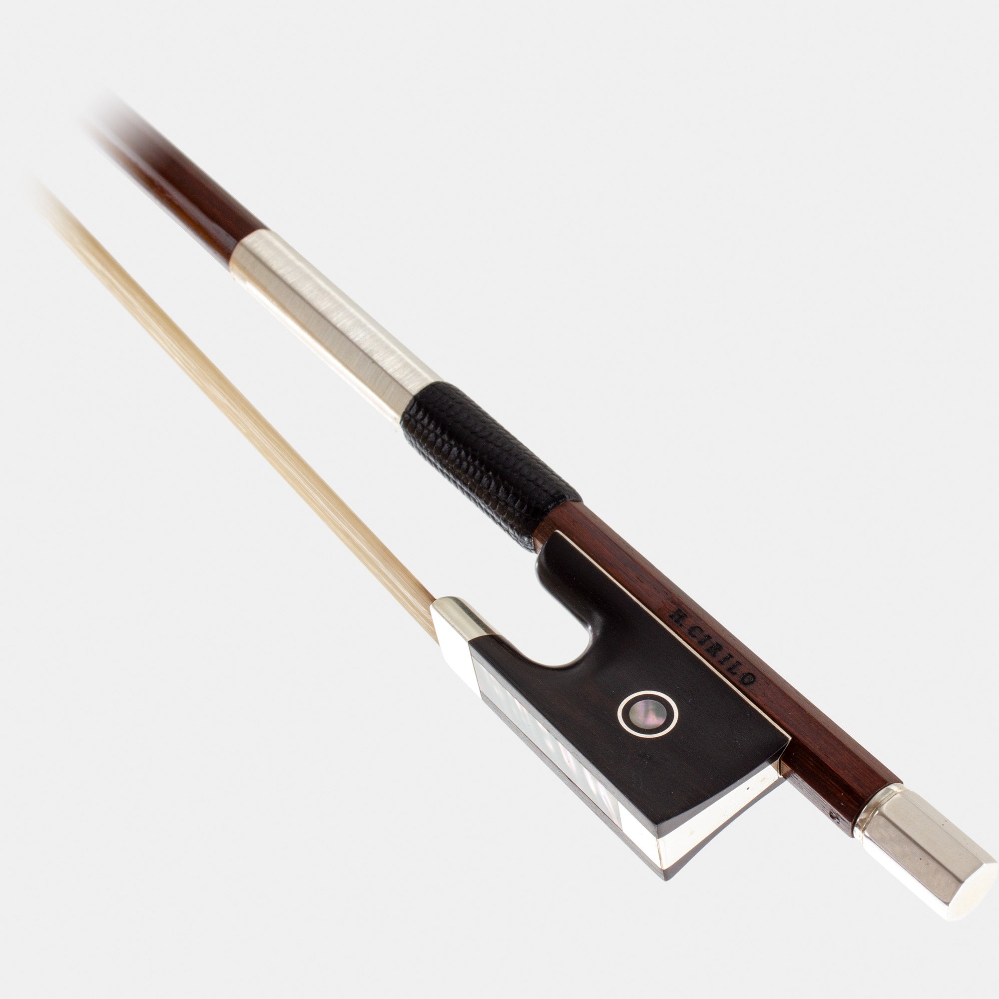 L'Archet Brasil Silver Fully-Mounted Violin Bow